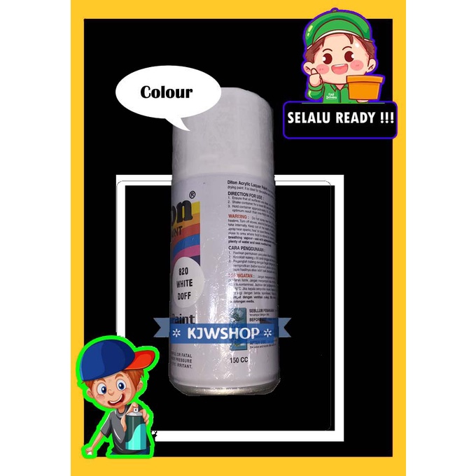 Jual Diton White Doff 820 150cc Diton Putih Doff 820 Cat Semprot ...