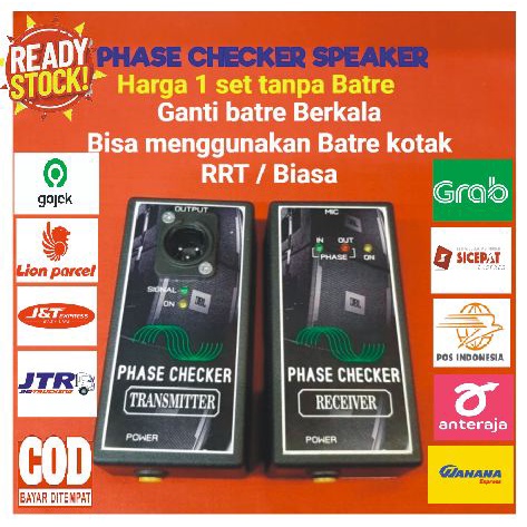 Jual 10 biji (10 SET )Phase Checker Speaker Premium Quality/ Polarity ...