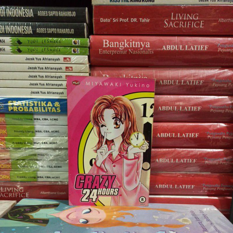 Jual KOMIK ORIGINAL CRAZY 24 HOURS VOLUME 12 MIYAWAKI YUKINO BEKAS ...