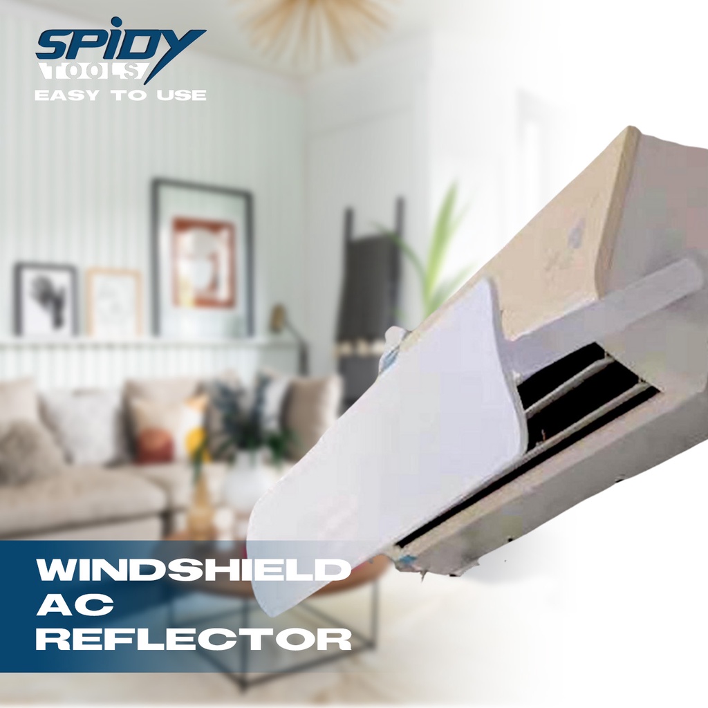 Jual Spidy Cover Pelindung Hembusan Angin AC Talang AC Windshield AC ...