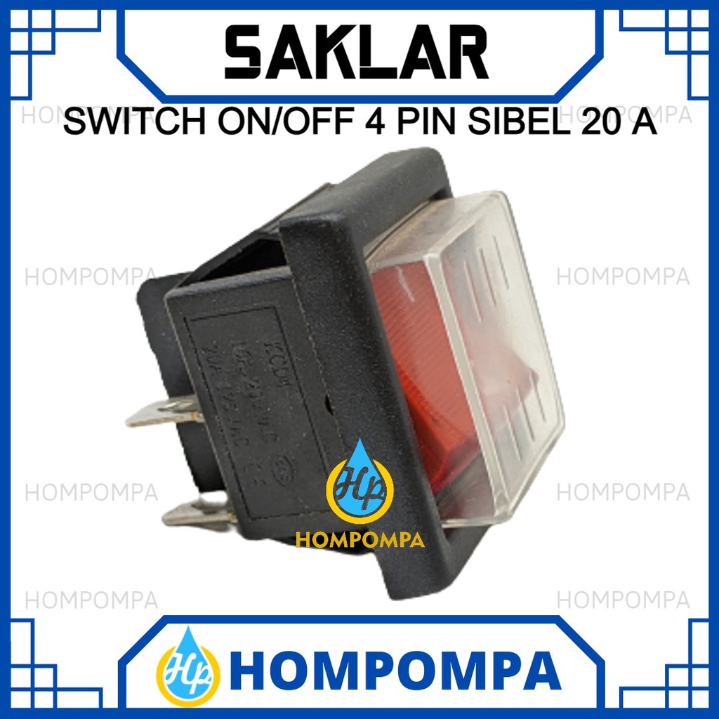 Jual SAKLAR ON / OFF CONTROL BOX SATELIT 20 A - SWITCH SIBEL 20 AMPER ...