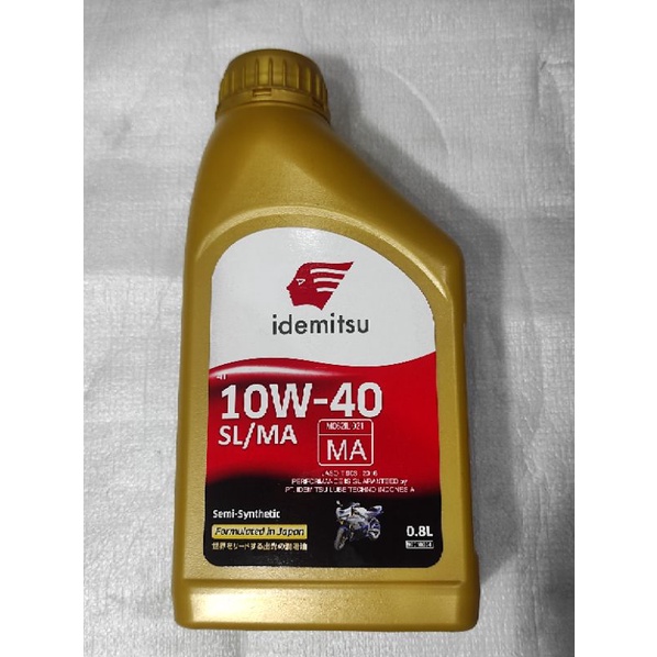 Jual OLI MESIN IDEMITSU 4T 10W-40 SL/MA SEMI SYNTHETIC 800ml | Shopee Indonesia