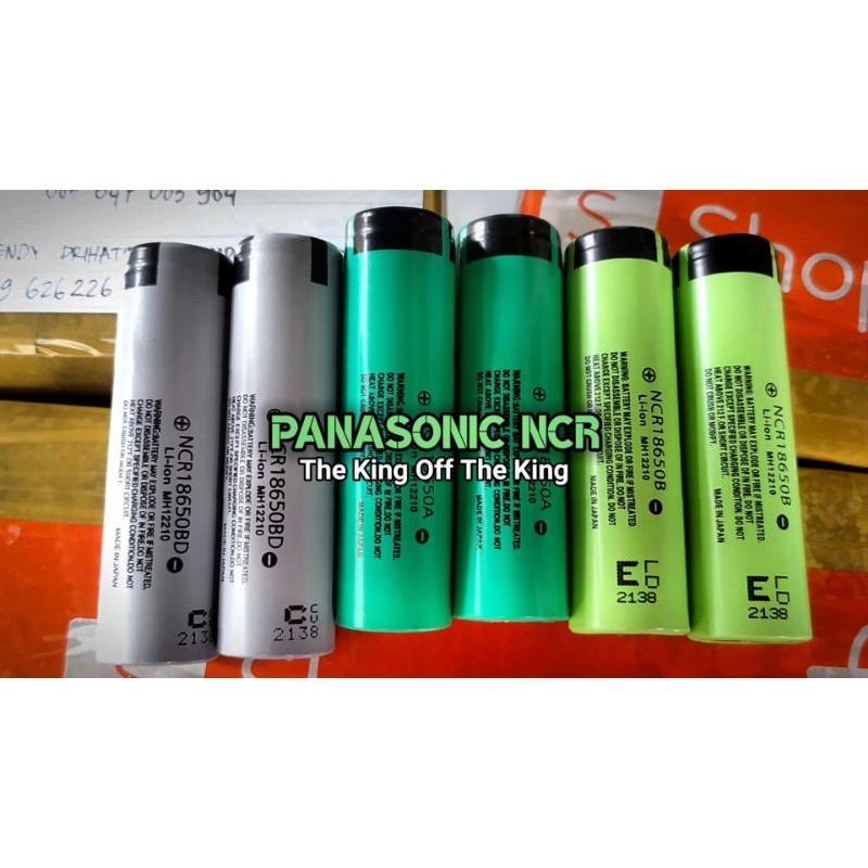 Jual HIGH CAPACITY PANASONIC NCR B 3400 mAh 6A Terjamin! | Shopee Indonesia