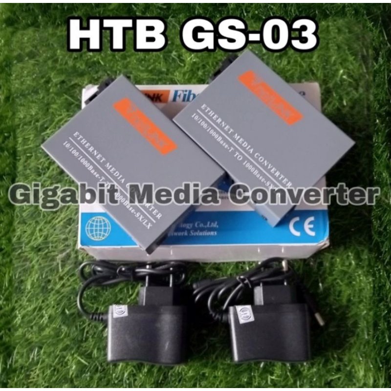 Jual Netlink HTB GS03 Gigabit Media Converter RJ45 Fiber Optik | Shopee ...