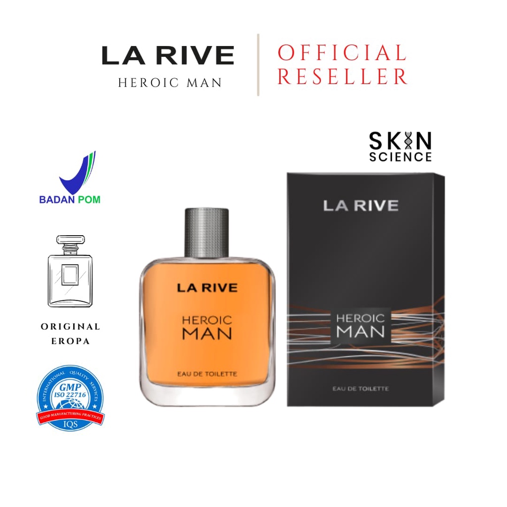 Jual LA RIVE LARIVE HEROIC MAN EAU DE TOILETTE Parfum Pria | Shopee ...