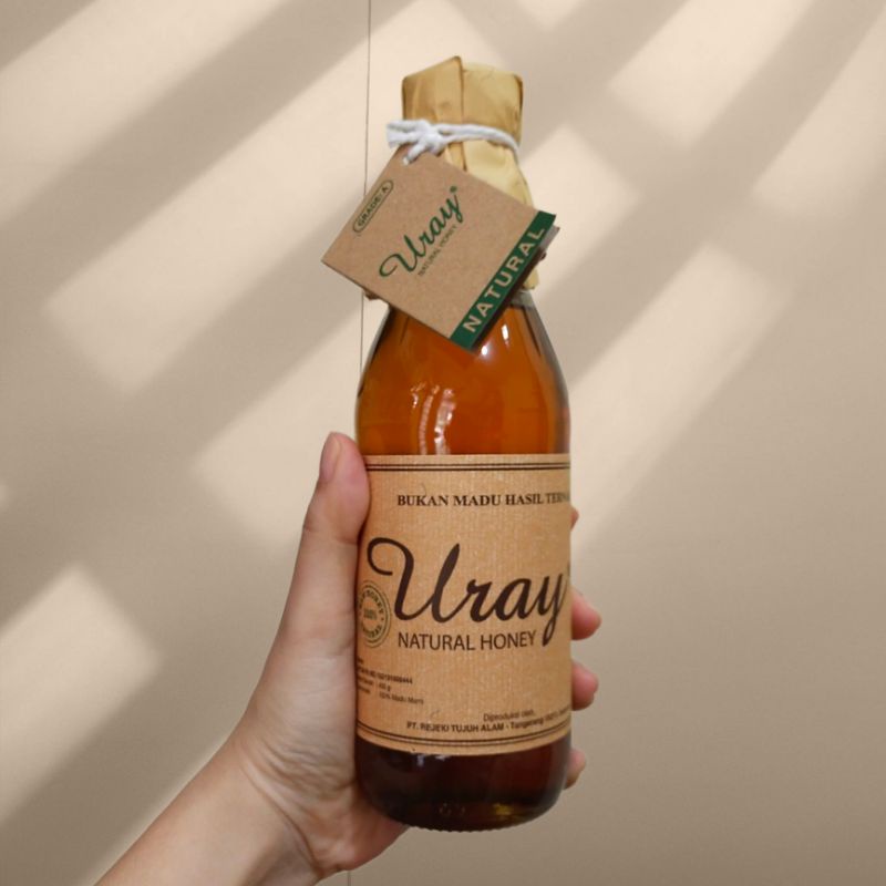 Jual Madu Uray Natural Honey 450gr - Madu Murni - Madu Hutan Asli | EXP ...