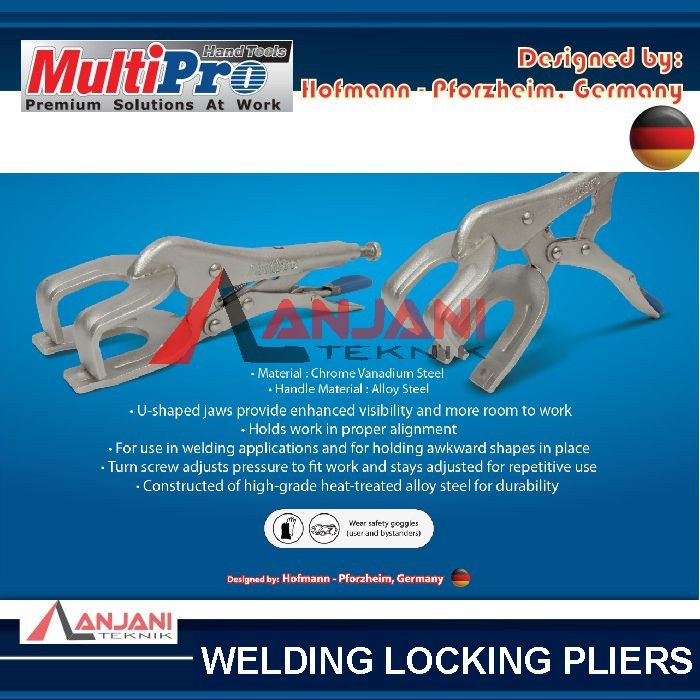 Jual TANG JEPIT BUAYA WELDING LOCKING PLIER 9 INCH MULTIPRO CATOK ...