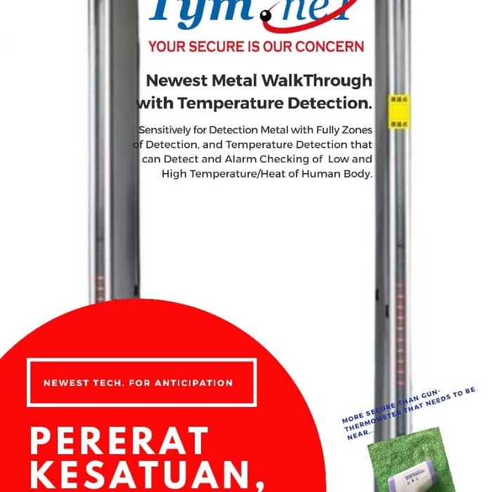 Jual Detect Wtmd-Metal Walkthrough 18 Zones Tanpa Body Thermal. Include ...