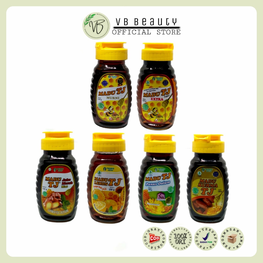 Jual Madu Tj Murni Tresnojoyo Botol 150gram All Variant | Shopee Indonesia