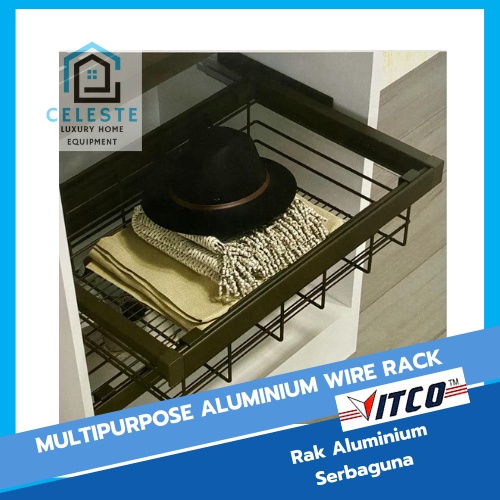 Jual VITCO Multipurpose Aluminium Wire Rack slow motion / Rak keranjang ...