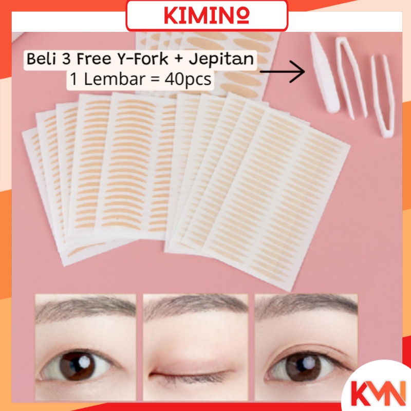 Jual KMN Skot Mata Scott Mata Double Eyelid Veil Tape Stiker Kelopak Mata Bening Tahan Air ...