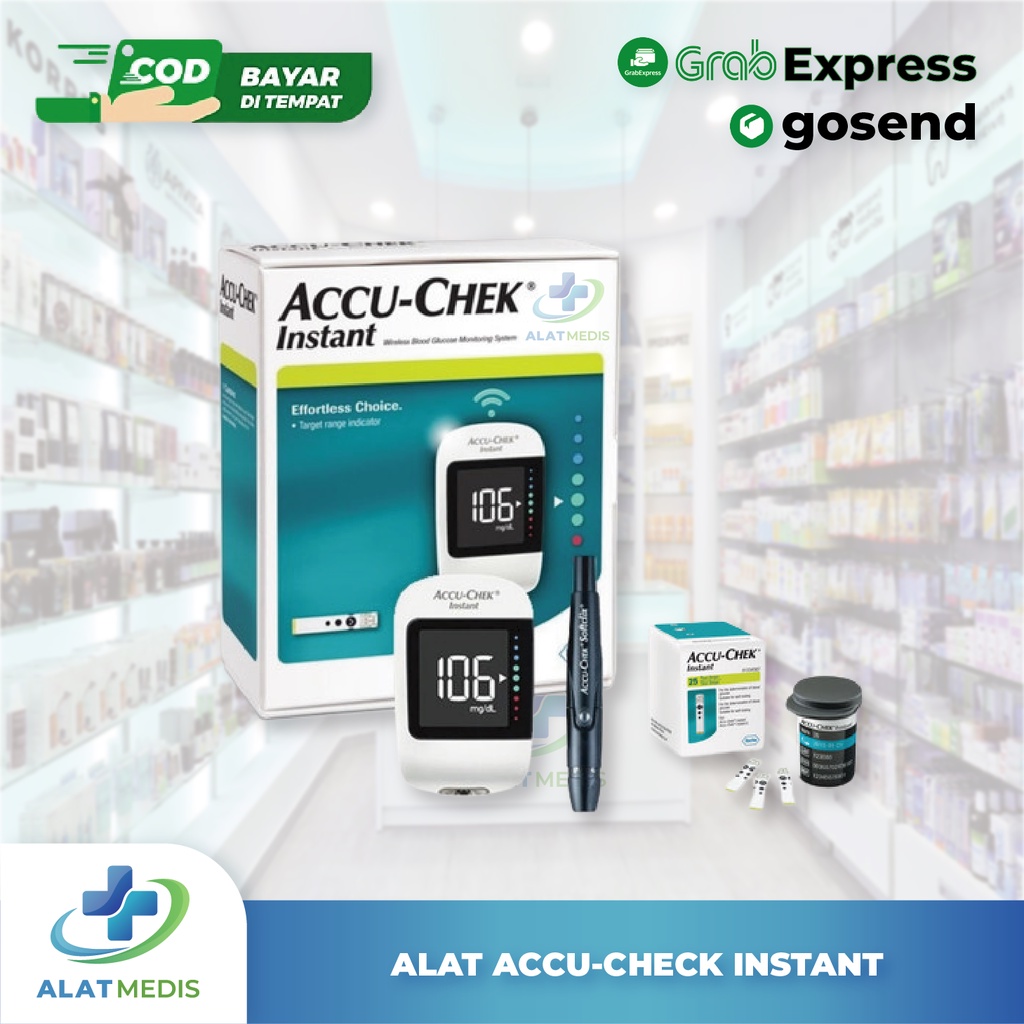 Jual Alat Tes Gula Darah Accu-Chek Accu Check Accucheck Instant / Cek ...