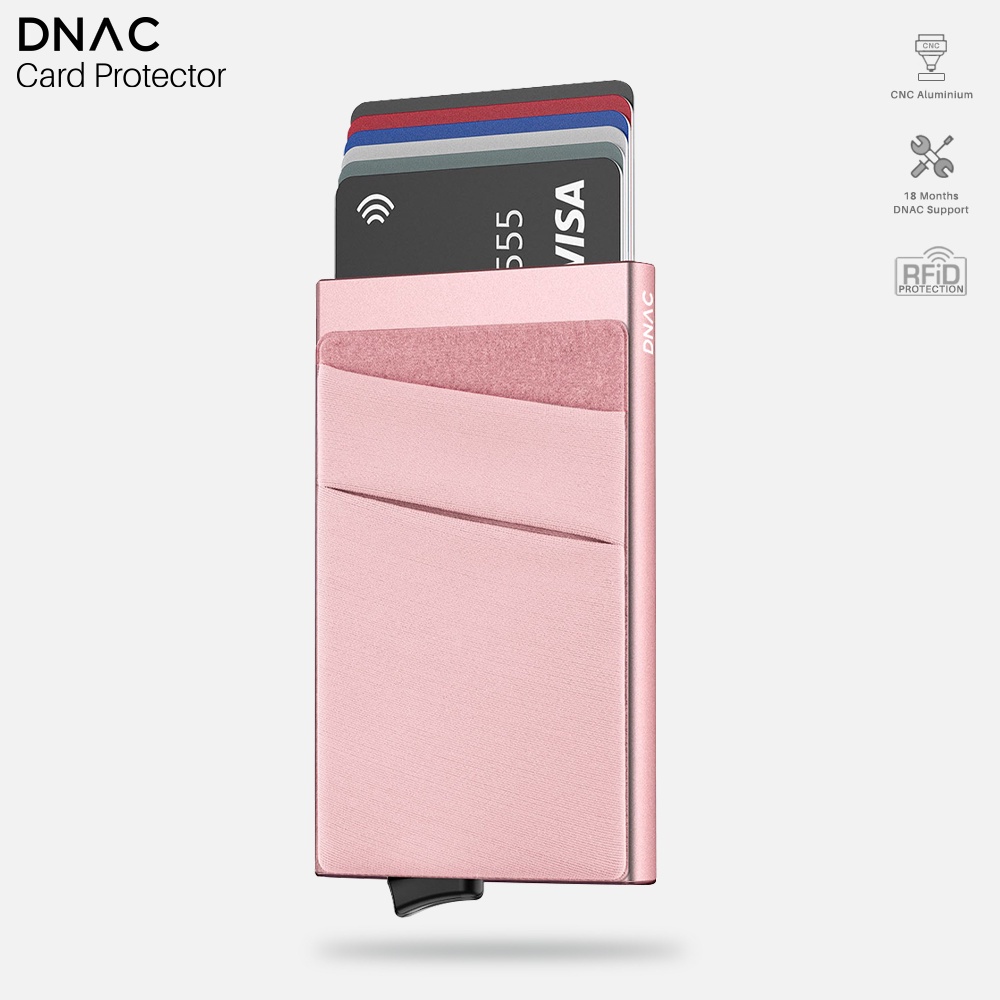Jual DNAC Smart Wallet Card Holder RFID Dompet Kartu Minimalis Pria ...