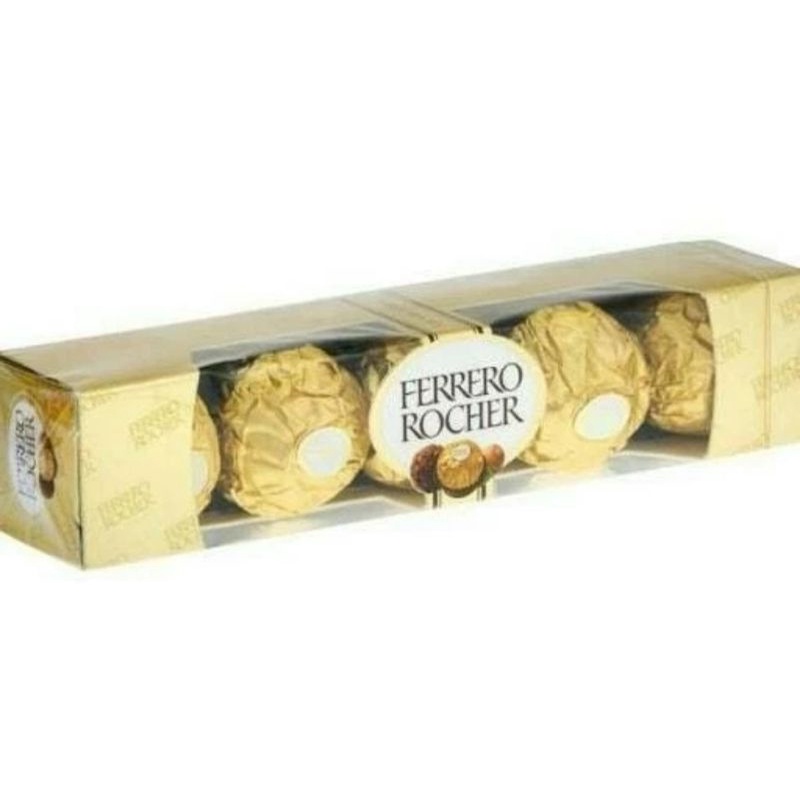Jual Ferrero Rocher Cokelat T5 isi 5pcs | Shopee Indonesia