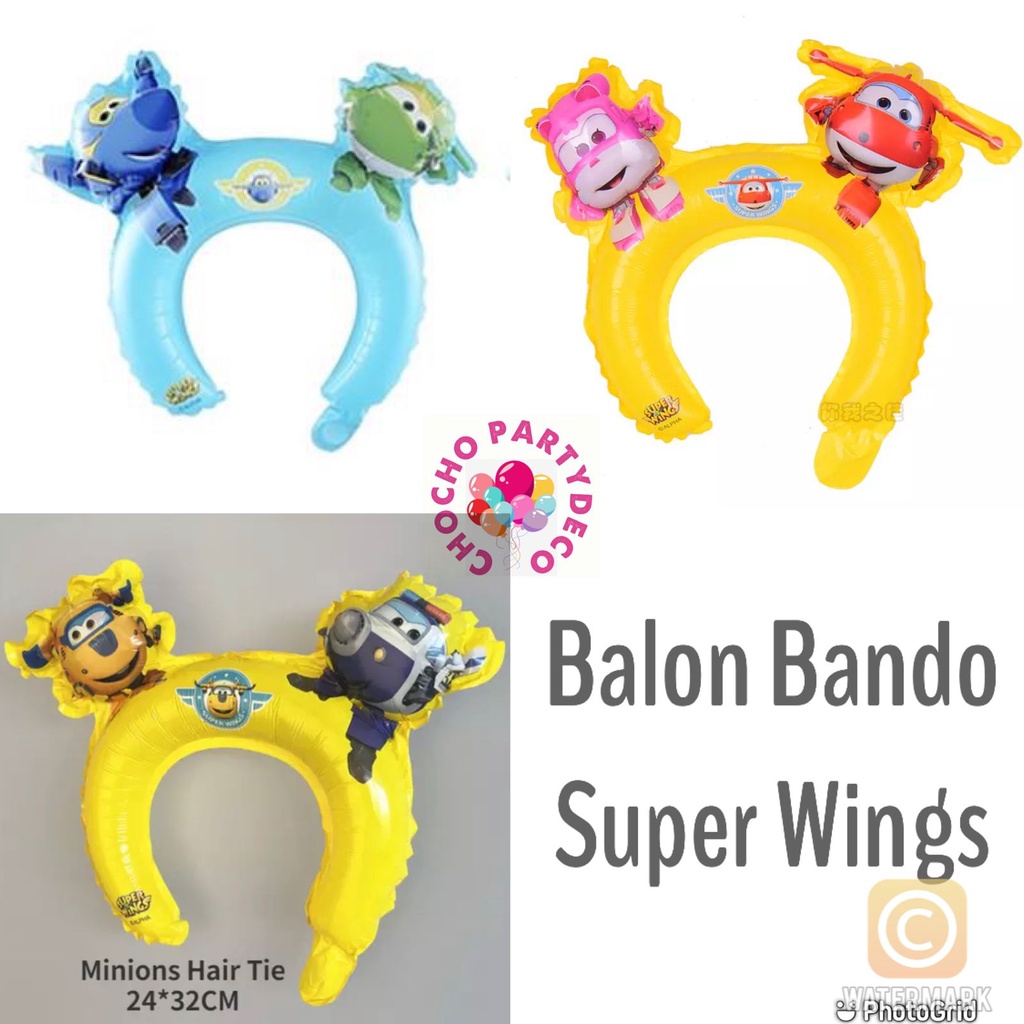 Jual Balon Bando Super Wings Jet Dizzy Jerome Donny Paul | Shopee Indonesia