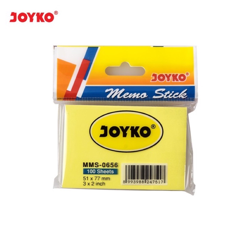 Jual STICKY NOTE/KERTAS MEMO/MEMO STICK JOYKO MMS-0656 | Shopee Indonesia