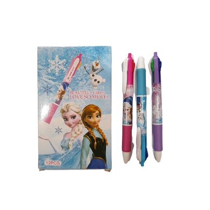 Jual BOLPEN FROZEN 4 WARNA MERAH, HITAM, HIJAU DAN BIRU (PCS) | Shopee ...