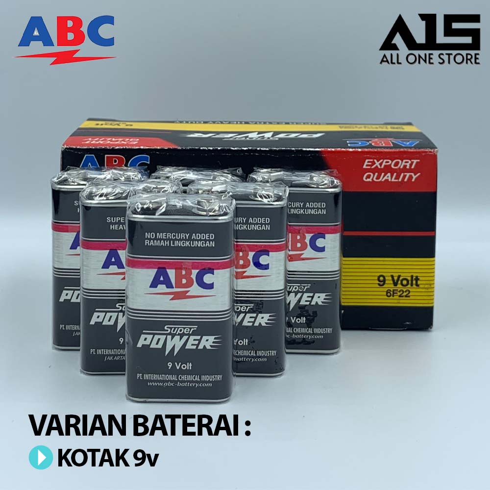 Jual Baterai ABC / Battery ABC AA / AAA / Sedang / Besar / Kotak 9V ...
