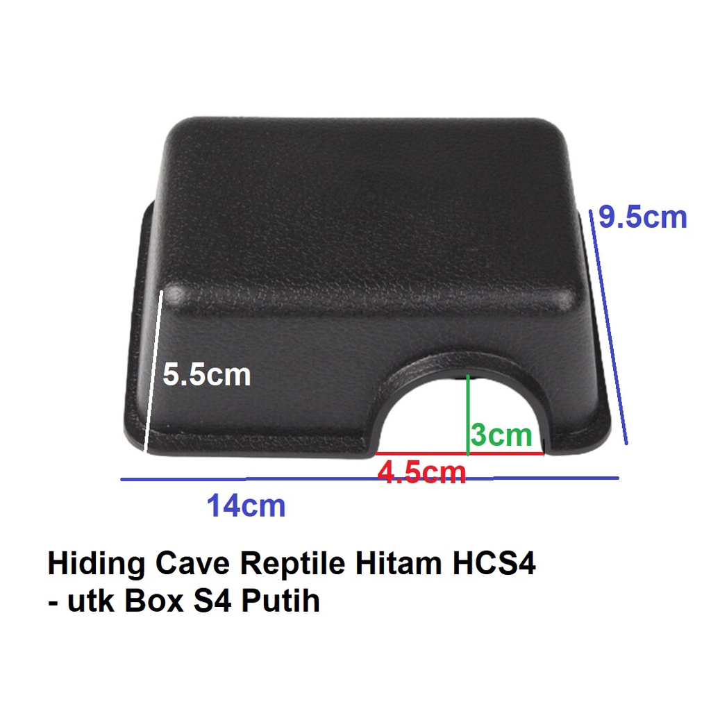 Jual PROMO Reptile Hiding Cave Hide Box Tempat Sembunyi Reptil Gecko ...