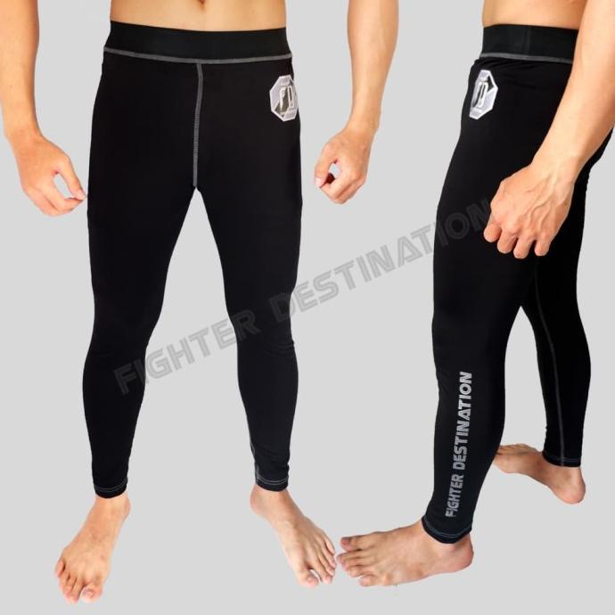 Jual Fighter Destination Tight Compression Pants MMA MuayThai BJJ Spats ...