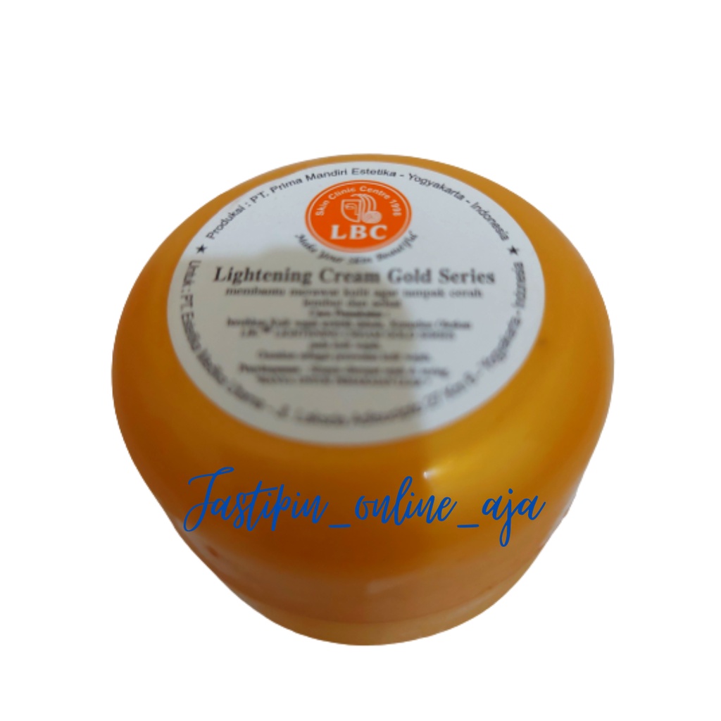 Jual Krim Pagi LBC Lightening Cream Gold Series | Shopee Indonesia