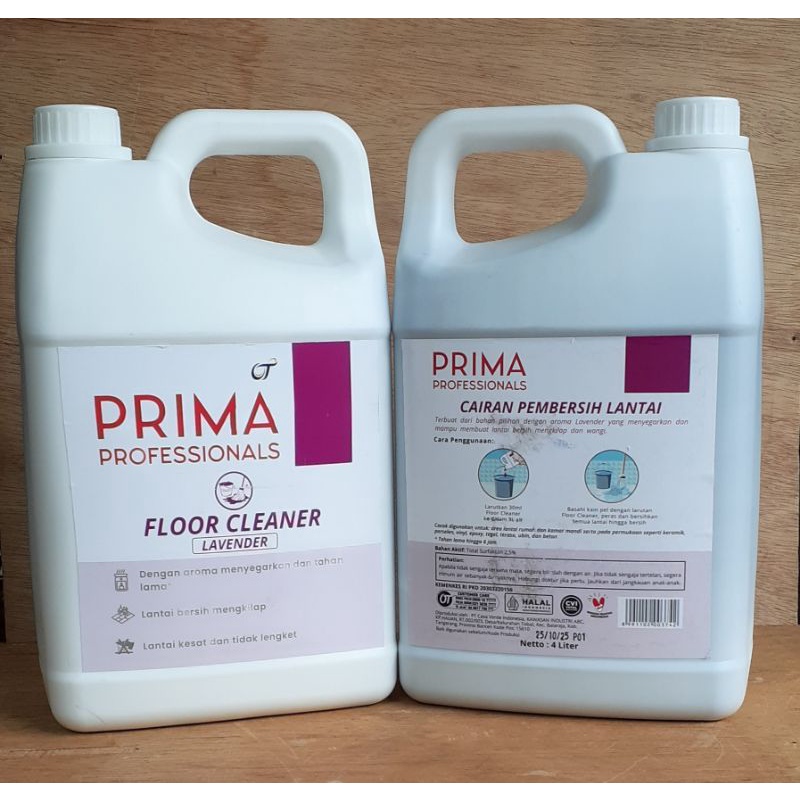 Jual Floor Cleaner PRIMA 4 Liter - Lavender | Shopee Indonesia