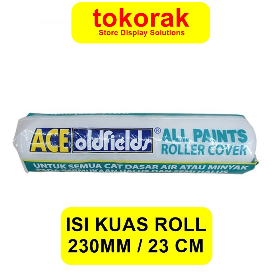 Jual REFILL KUAS ROLL CAT 9 INCH ALL PAINTS ACE OLDFIELDS ISI ROLLER ...
