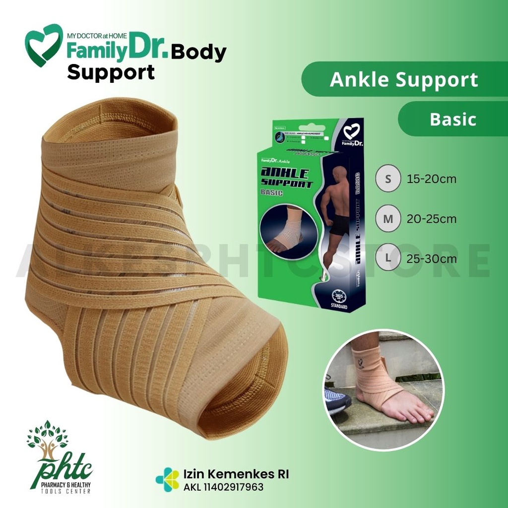 Jual FamilyDR Ankle Support Basic l Pelindung dan Penyangga Mata Kaki ...