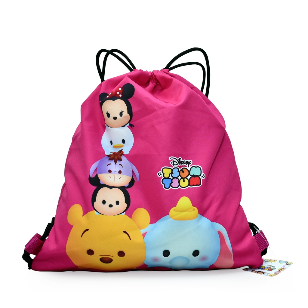 Jual DISNEY Tsum Tsum Tas Serut Winnie The Pooh and Friends Drawstring ...