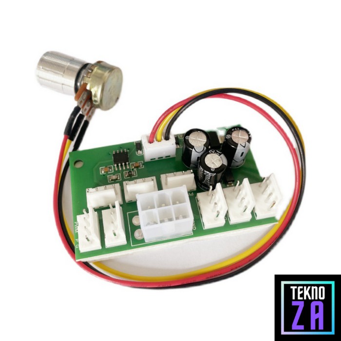 Jual 8 Port 4pin Fan Hub & Fan Speed Regulator PWM 6pin PCIe Power max ...