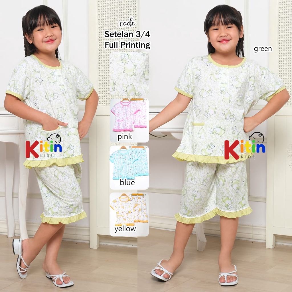 Jual BB - SETELAN BAJU MAIN DAN HARIAN ANAK CEWEK/PEREMPUAN SABLON FULL ...