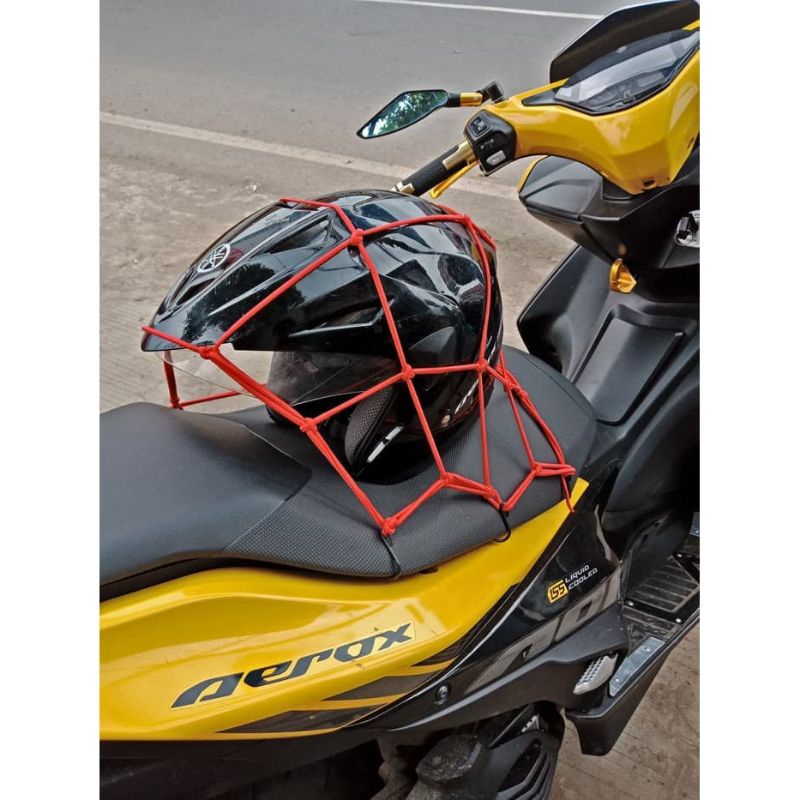 Jual PROMO !!! JARING HELM / BARANG UNTUK MOTOR SEPEDA TALI PENGIKAT ...