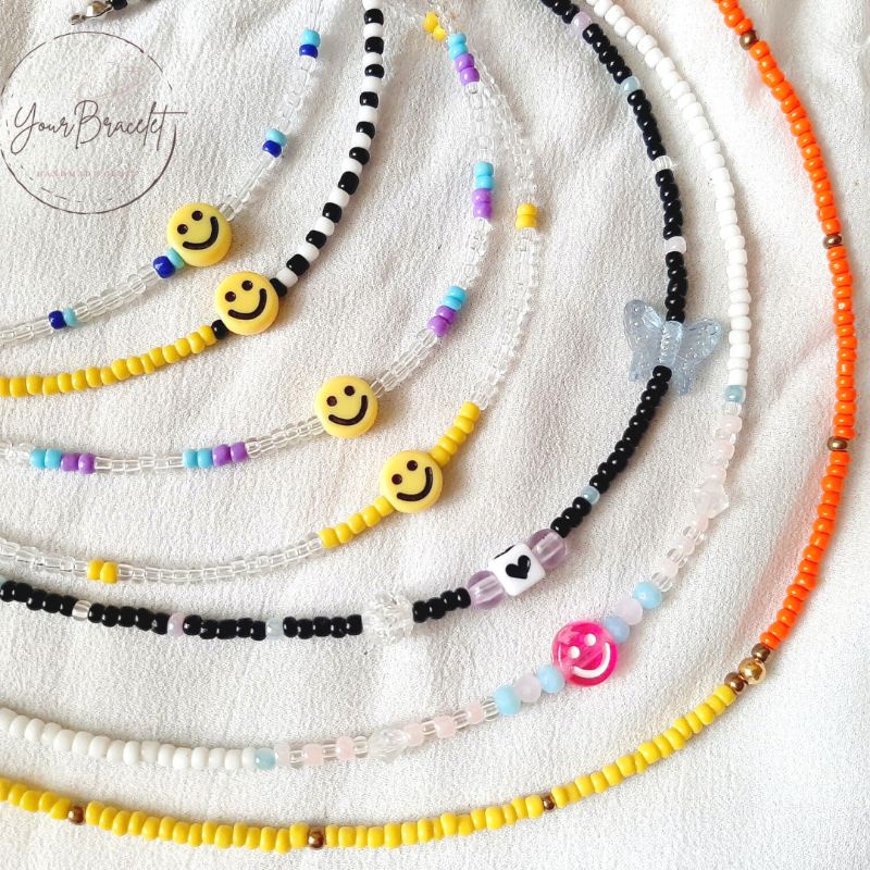 Jual [N4]-(PO)(UPDATED 010224) Kalung manik Idol Kpop | Necklace beaded ...