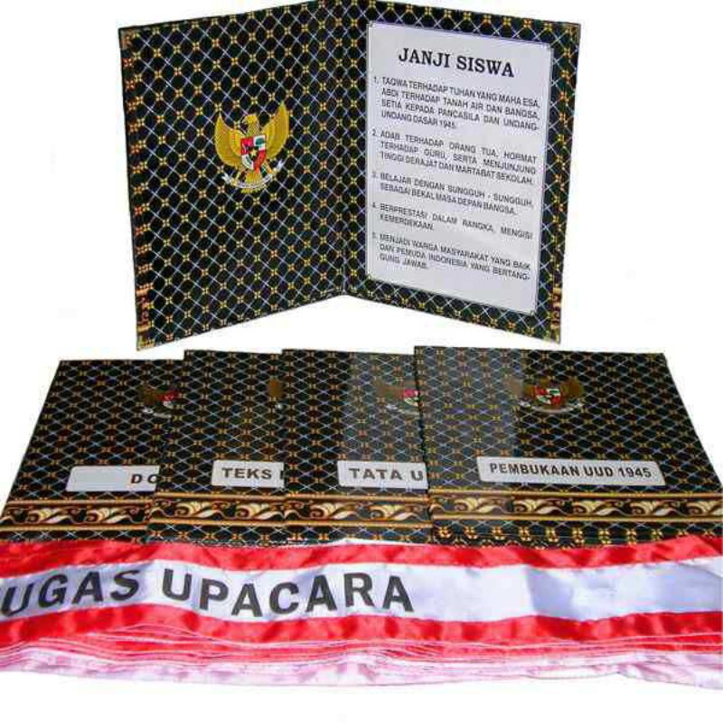 Jual promo map slempang lengkap. 5 map hitam 10 slempang petugas ...