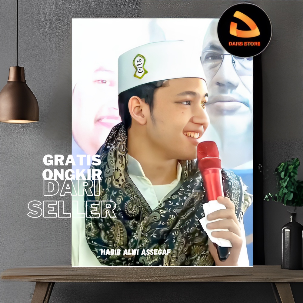 Jual Habib Alwi Assegaf Raden Kian Santang Poster Habib Poster Kyai ...