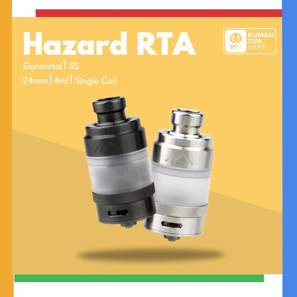 Jual HAZARD RTA 24MM SINGLE COIL RTA BY ACROSSVAPE X DOVPO | Shopee ...