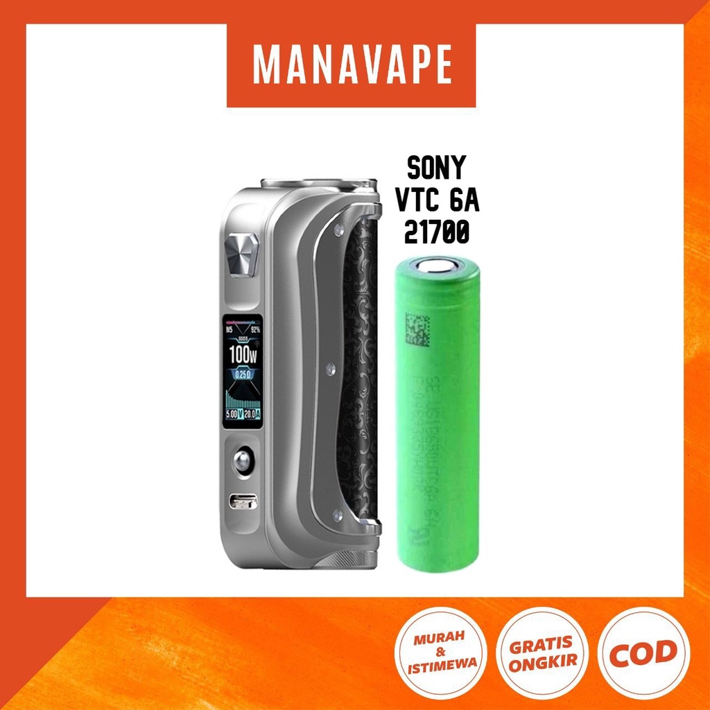 Jual SL CLASS V2 MOD AUTHENTIC by SXMINI + BATTERY SONY VTC 6A 21700 ...