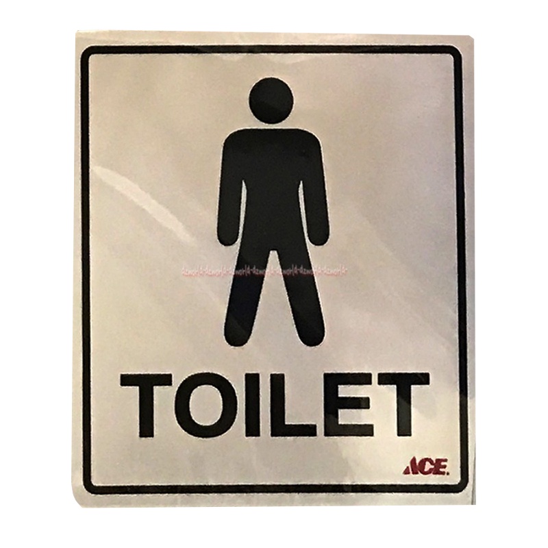 Jual Stiker Toilet Sticker Toilet Wc Kamar Mandi Tanda Masuk Toilet ...