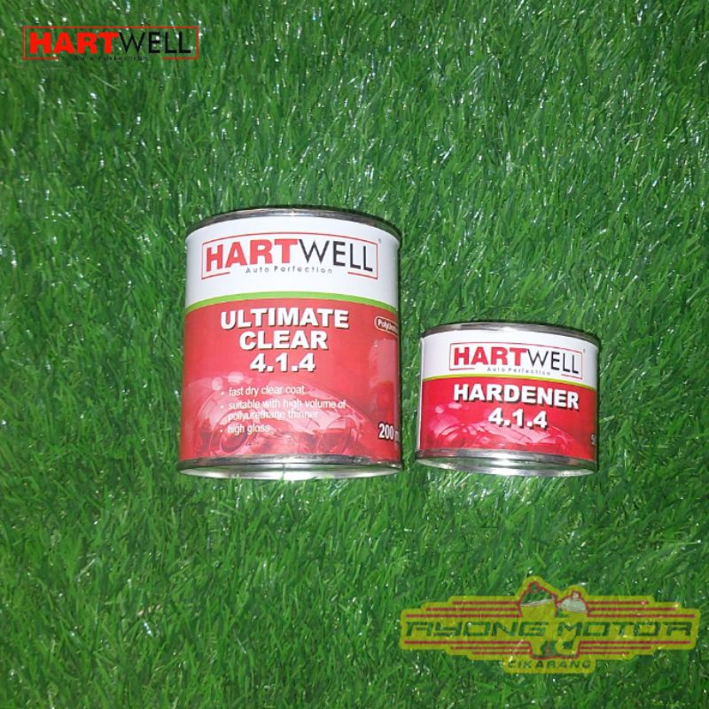 Jual Hartwell Ultimate Clear Gloss 4.1.4 250ML/Set (Termasuk Hardener ...
