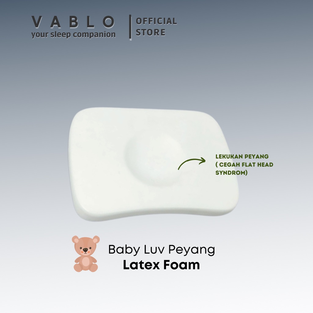 Jual Vablo baby luv pillow bayi - bantal latex foam - bantal anti ...