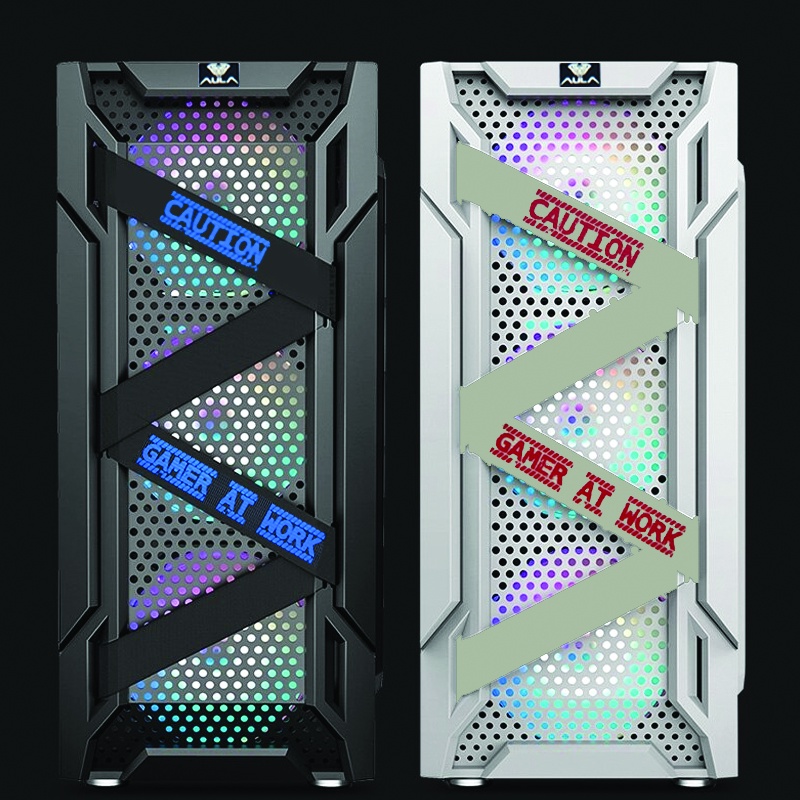 Jual Casing PC Gaming / Komputer Gaming AULA FZ014 include 3 fans RGB ...