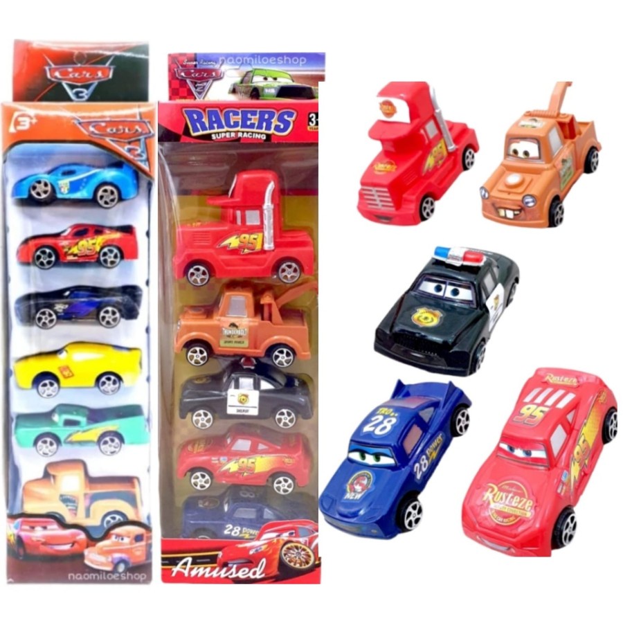 Jual Cars pull back DUS Mainan Anak Miniatur Mobil Cars Mc Queen ...