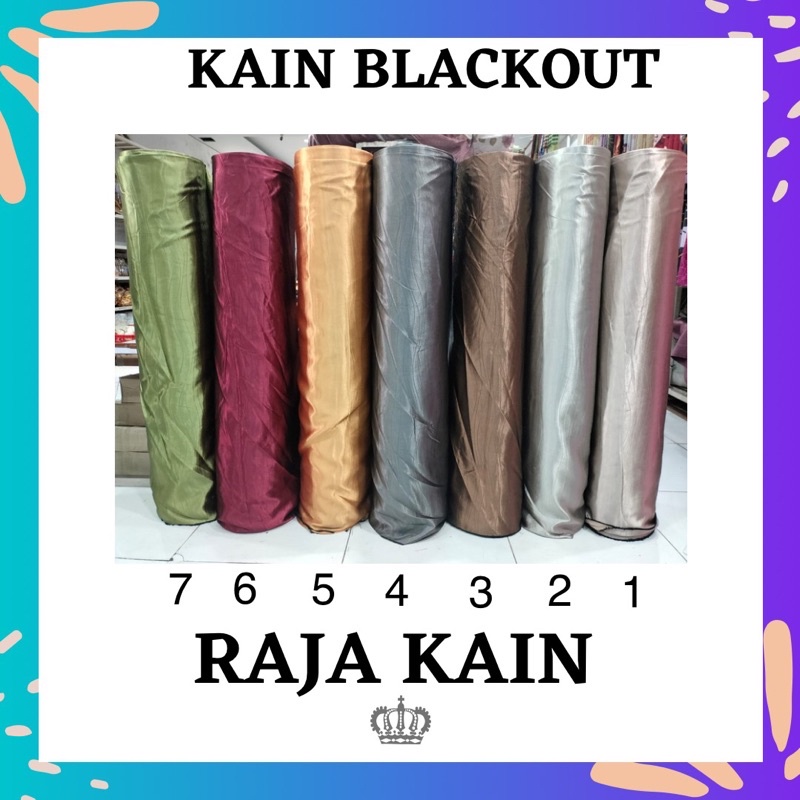 Jual KAIN BLACKOUT IMPORT / KAIN GORDEN EMBOSS/ KAIN POLOSAN / KAIN ...