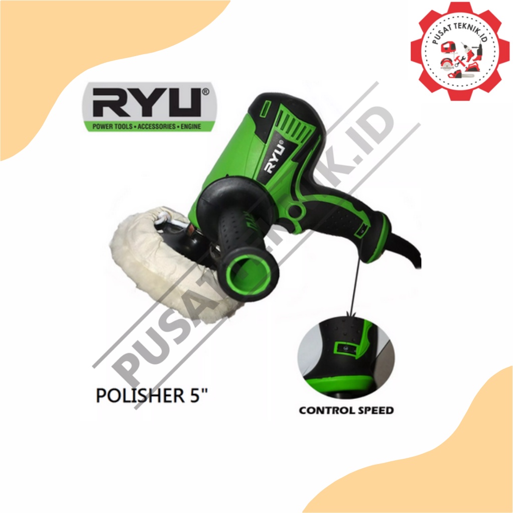 Jual RYU RGP 125 E Mesin Poles Mobil Car Gun Polisher RGP125E RYU | Shopee Indonesia