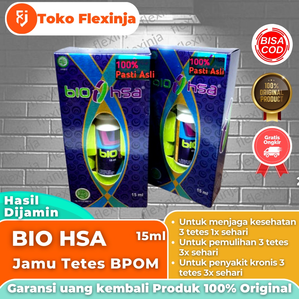 Jual BIO HSA Jamu Tetes Ajaib Asli Bpom 100% Original | Shopee Indonesia