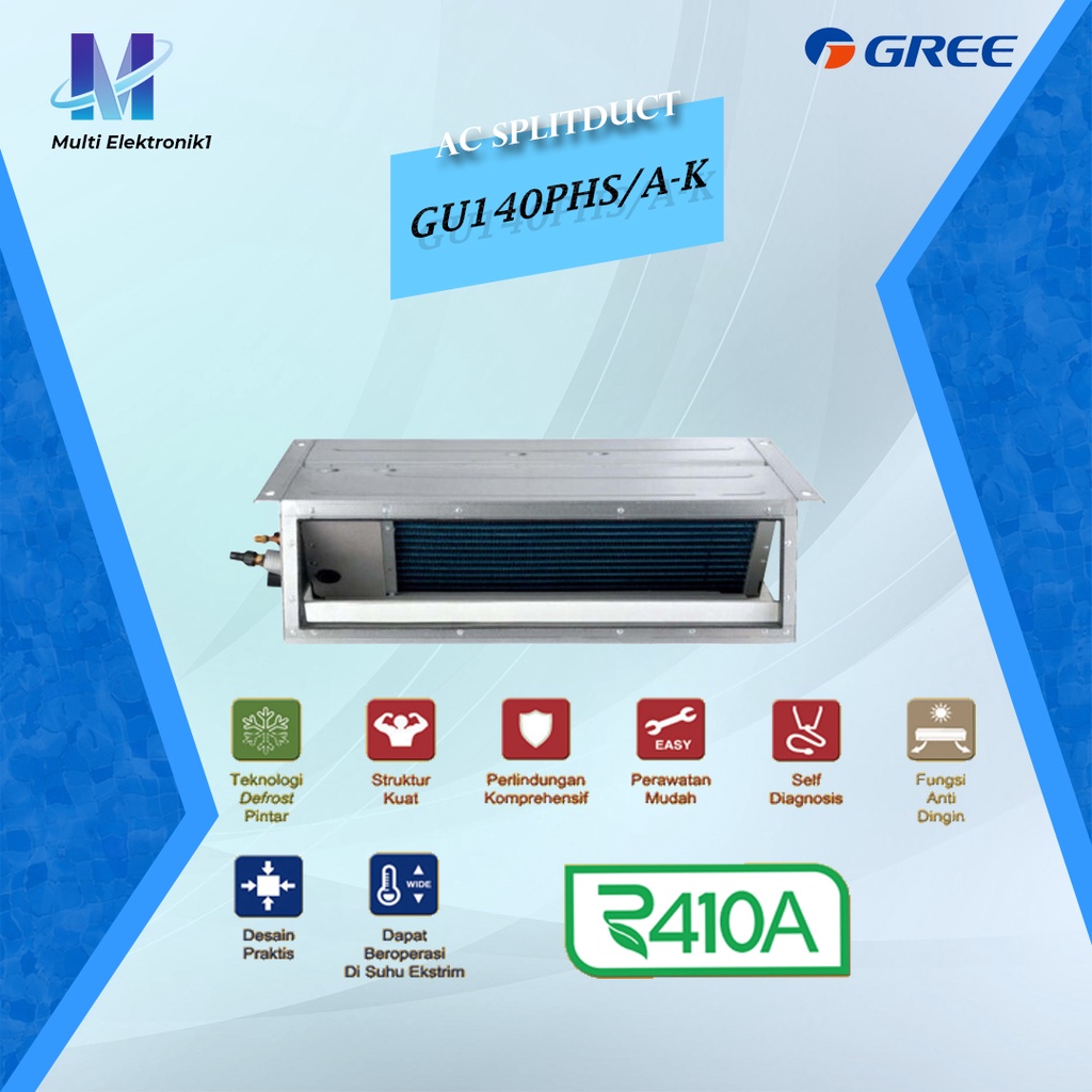 Jual AC Duct Gree 5PK Non-Inverter GU140PHS/A-K | Shopee Indonesia