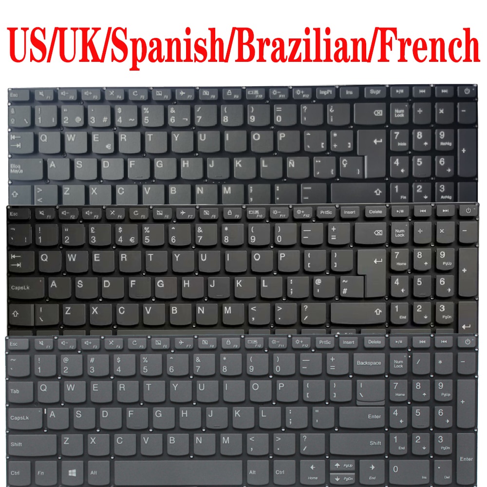 Jual PREORDER US/UK/SP/Spanish/BR/Brazilian/FR Keyboard FOR Lenovo ...