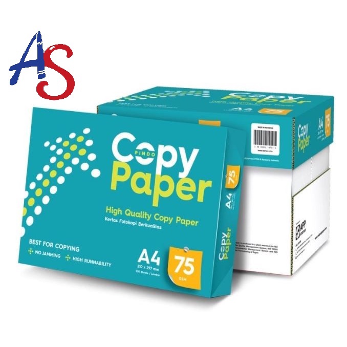 Jual Kertas HVS A4 Copy Paper 75gsm 210 x 297 mm | Shopee Indonesia