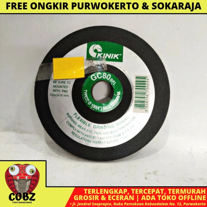 Jual 4 INCH / KINIK GC80 MATA GERINDA POTONG RESIBON CUTTING | Shopee ...