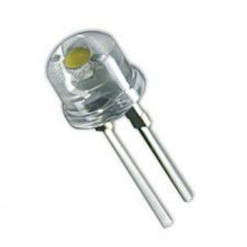 Jual Lampu Led 8mm Putih Strawhat led 8 mm white clear | Shopee Indonesia